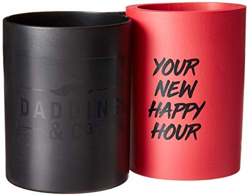 Dadding & Co. Original DaddieCaddie Cup Holder for Strollers, Golf Carts, Boats and Bikes – Includes Mounting System – Discretely Holds 12 Oz. Beverage Cans for Happy Hour on The Go