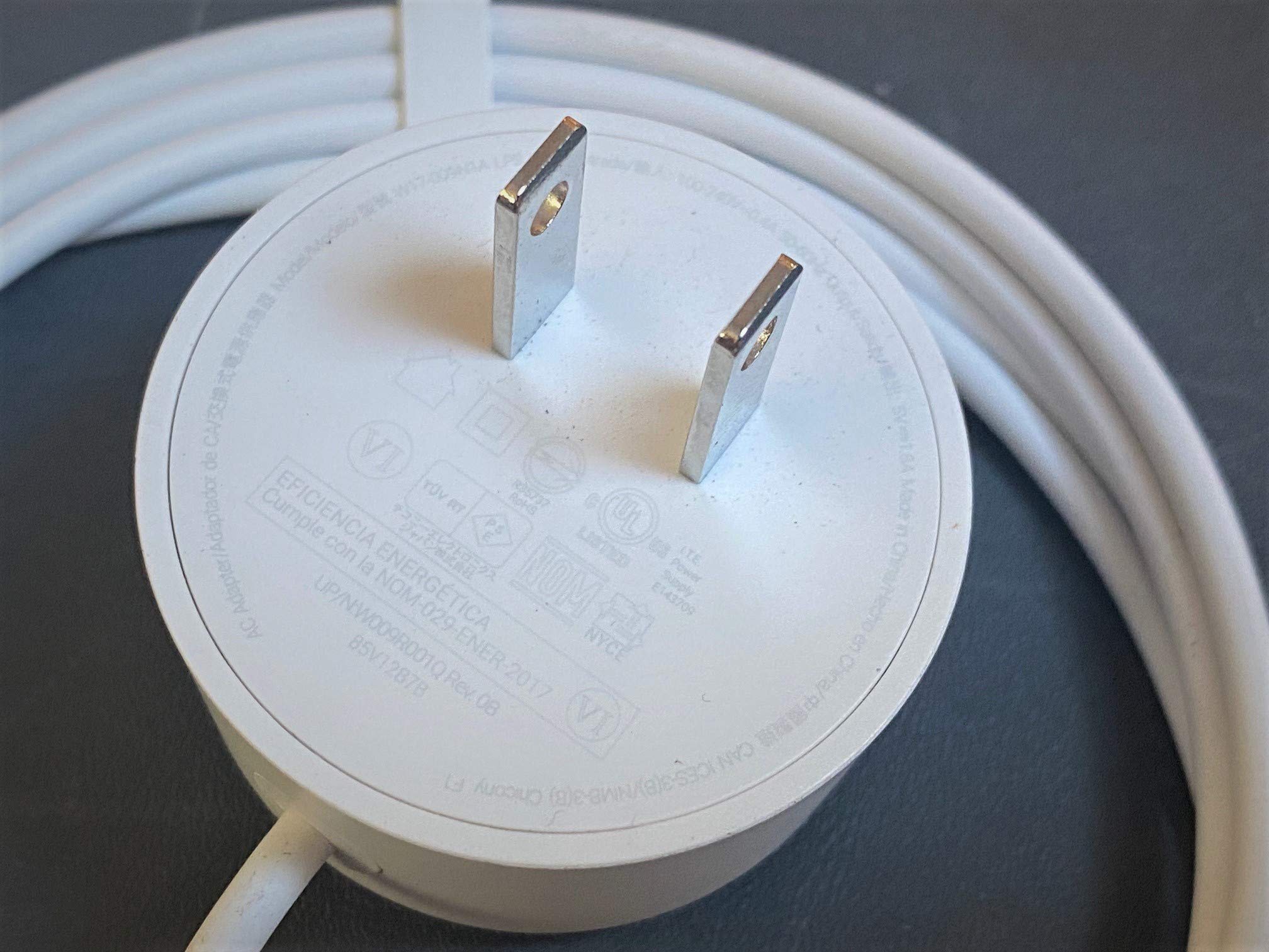 Google Home Mini AC Adapter Micro-USB Power Supply White (W17-009N1A)
