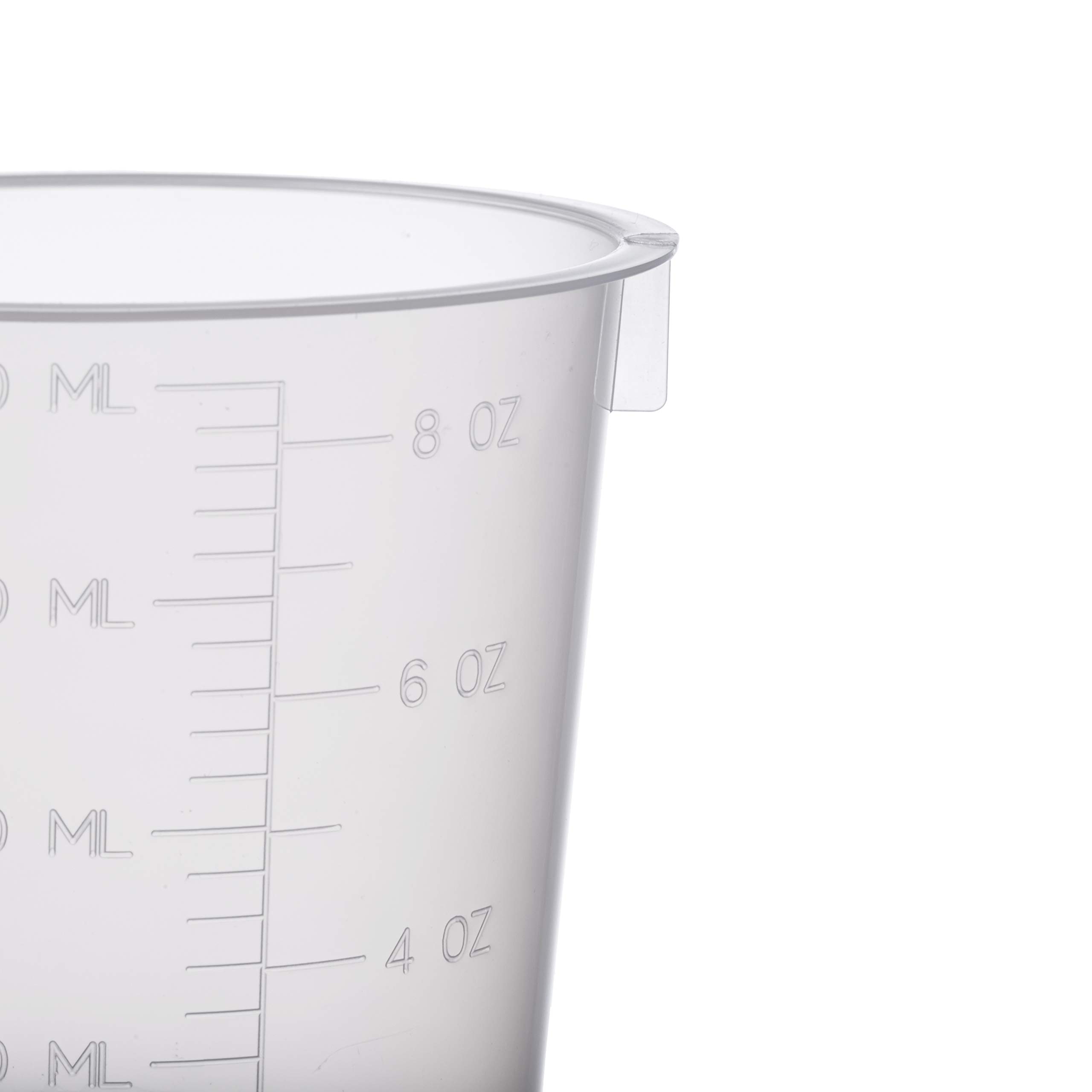 Consolidated Plastics 45383 Disposable Beaker, Polypropylene, 250 mL, 50 Piece