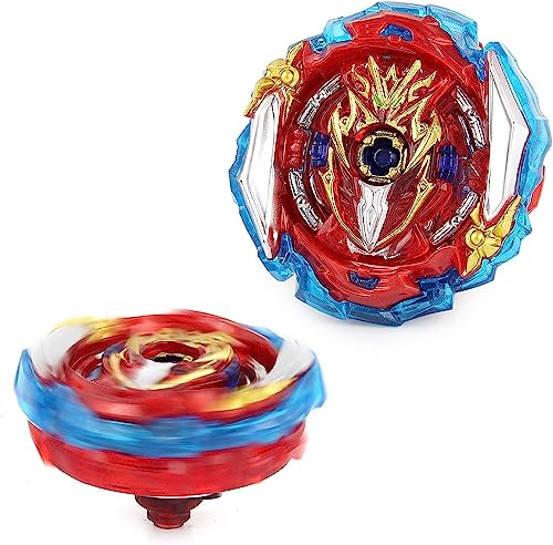 B-173 Infinite Achilles 1-Piece Sparking Launcher, Bey Battle Burst Battling Tops with Launchers Set, Burst quadrive Gyros for Boys Kids Birthday Party Idea Gift