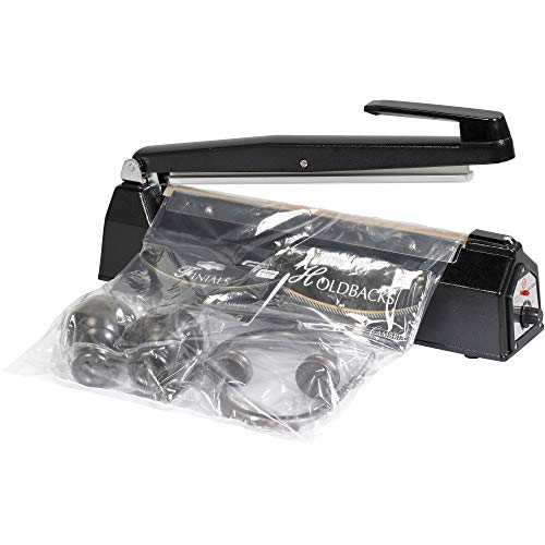 Aviditi Powerseal 12" Impulse Manual Heat Sealing Bag Machine for Closing Plastic Poly Bags and Tubing (1 Machine)