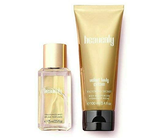 Victoria's Secret Heavenly Fragrance Mist and Velet Cream Body Lotion 2-Piece Gift Set for Women