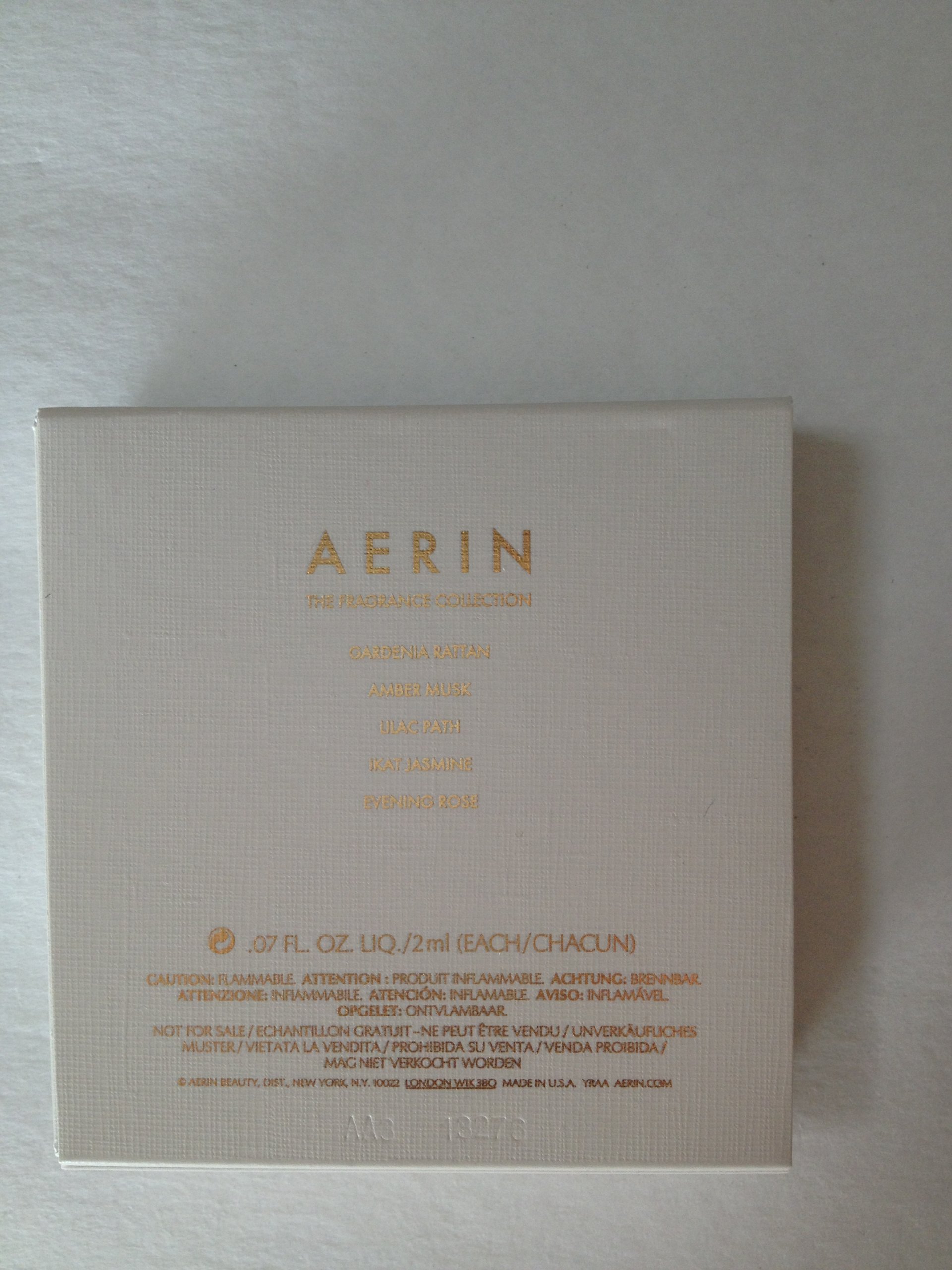 Aerin the Fragrance Collection Gardenia Rattan, Amber Musk, Lilac Path, Ikat Jasmine, Evening Rose
