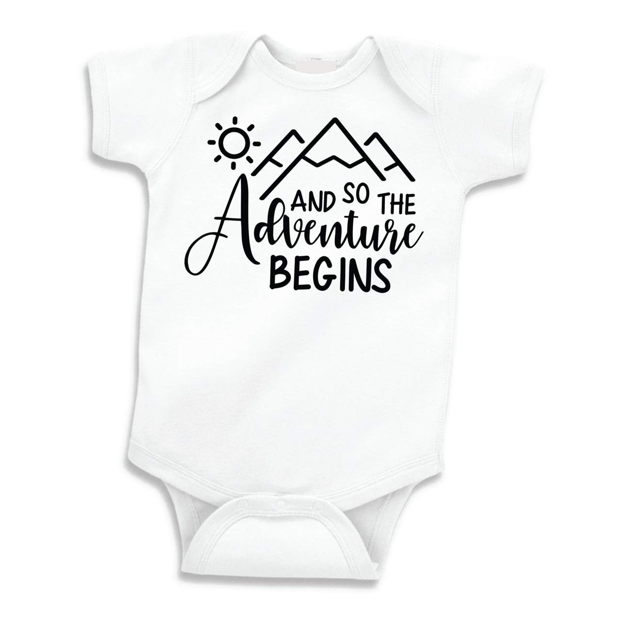 Bump and Beyond Designs Baby-Boys Announcement Gift Leotard for Dad Grandpa or Grandma White, 0-3 Months