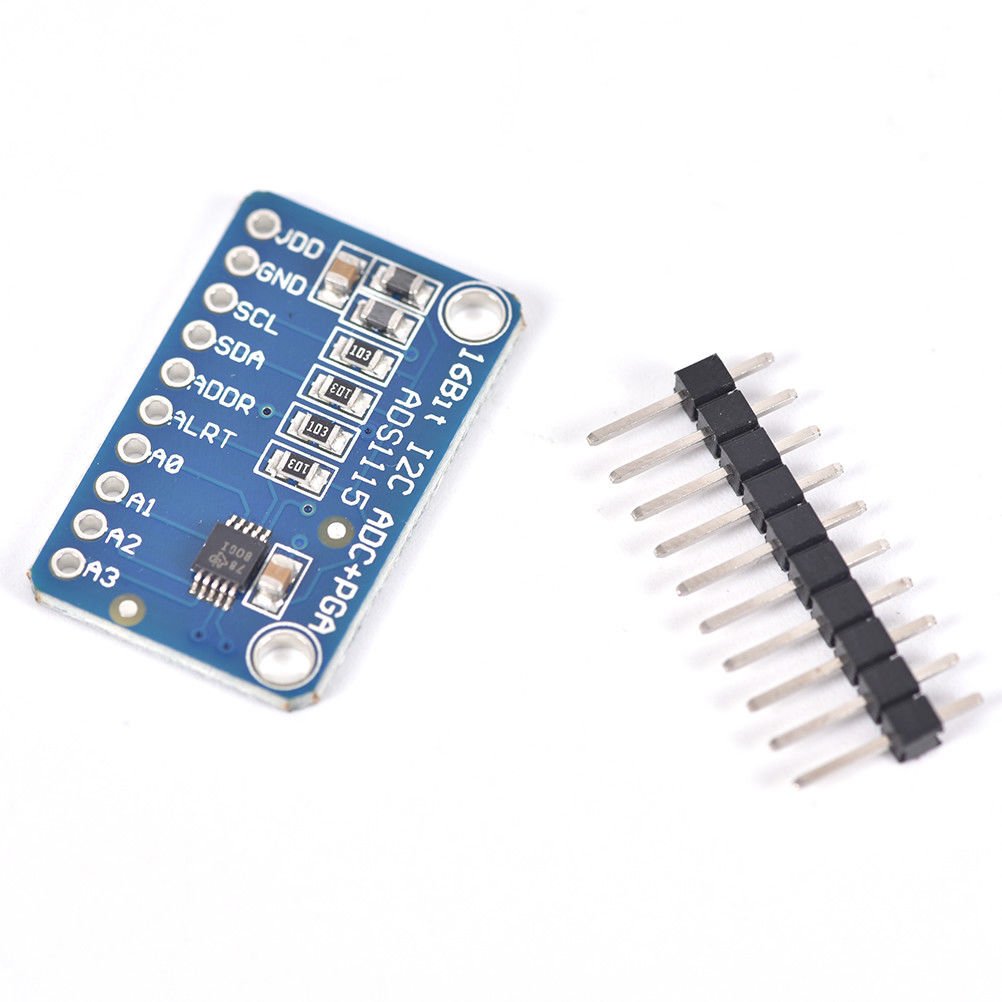 2PCS ADS1115 Module,Aideepen ADS1115 16 Bit 16 Byte 4 Channel I2C IIC Analog-to-Digital ADC PGA Converter