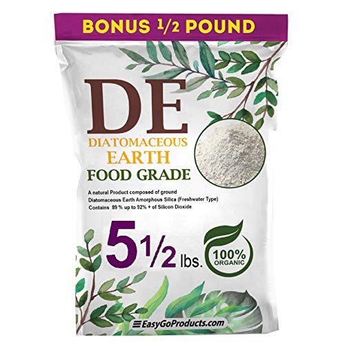 EasyGoProducts Diatomaceous Earth - 100% Natural Food Grade - DE Fresh Water â 5.5 Pounds, (Model: EGP-DE-05)