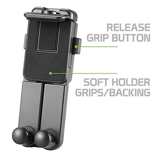 Cellet Universal 360 Adjustable Cup Holder Tablet Automobile Mount Cradle Compatible to Apple IPad Pro 12.9 IPad 9.7-inch Air 2019 IPad Mini 4 Samsung Galaxy Tab S4 S5e Surface Go Pro 6(PHC670M) 13in