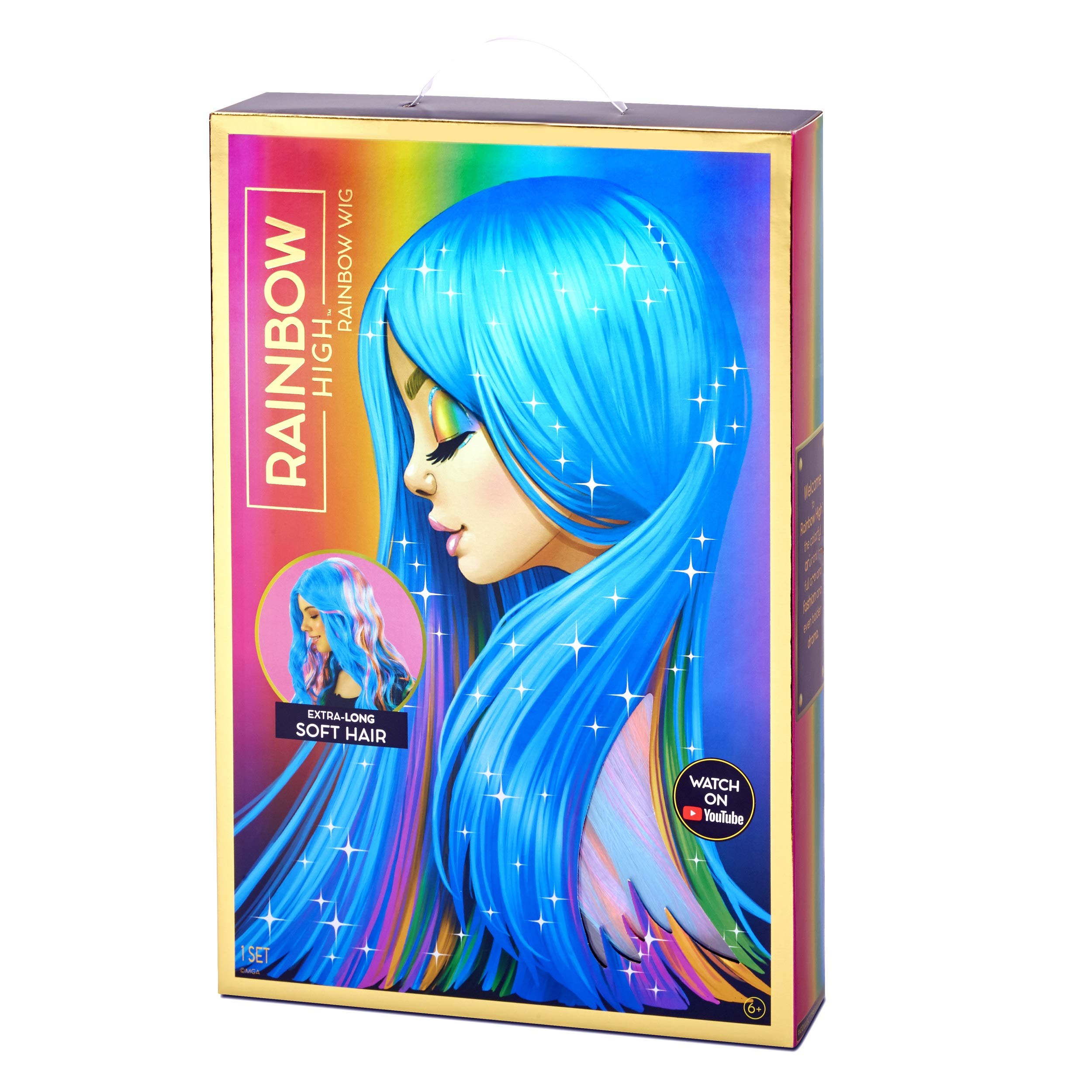 Rainbow High Rainbow Wig β 18"" Role Play Wig for Girls (572534EUC)