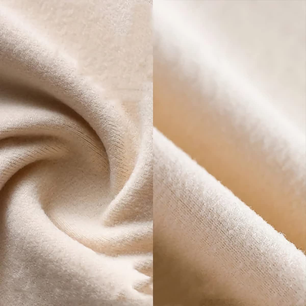 2-in-1 Built-in Bra Thermal Underwear, Built in Bra Tank Tops for Women (Beige,XL(110 lb-142lb))