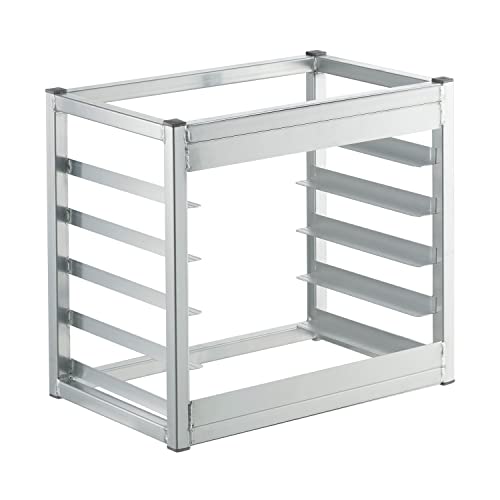 AmGood Wall Mounted Sheet Bun Pan Rack | Fits 5 Pans | 21″ x 13″ x 18″ | Aluminium | NSF