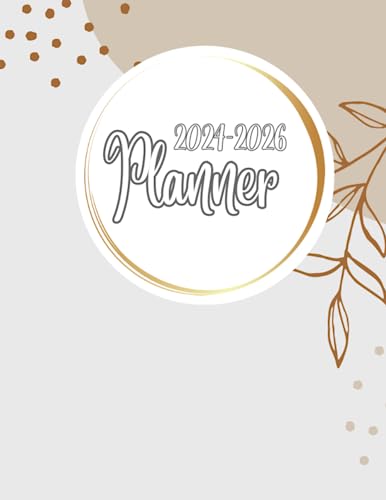2024-2026 Monthly Planner: 3 Year Calendar Large Size 8.5x11 inches | 36 Months Jan 2024 - Dec 2026 with Federal Holidays | Monthly Design ( Calendar 2024-2026 for Purse)