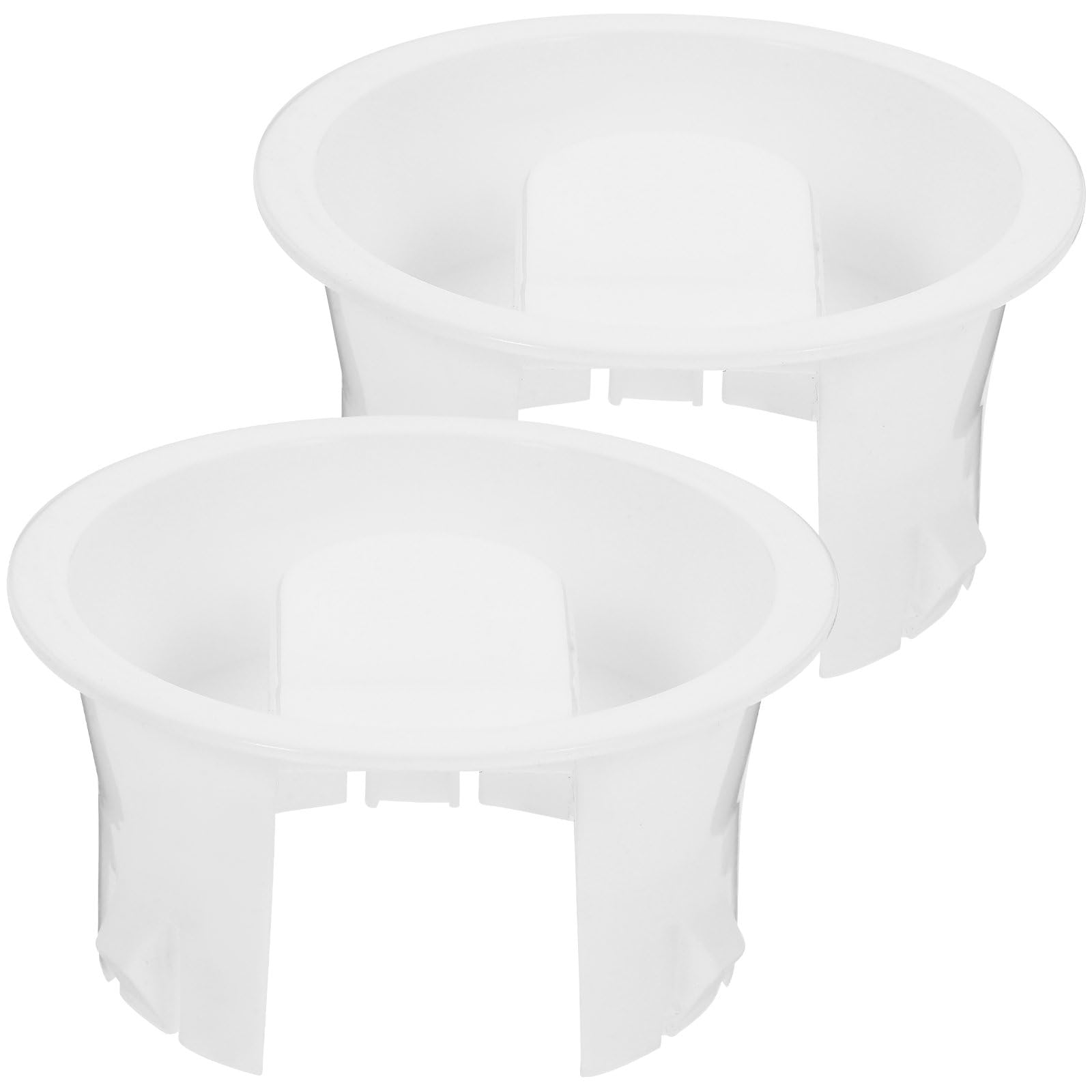 2Pcs White Glass Water Pitcher Lids Food Grade Plastic Anti-Dust Splash Resistant Stoppers Covers for Beverage Carafe Glass Pouring Pitcher One Size,Beverage Serveware,Jugs