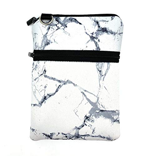 Wanty Cell Phone Bag - Small Crossbody Bag, Cell Phone Purse Smartphone Wallet with Shoulder Strap for Women (White)