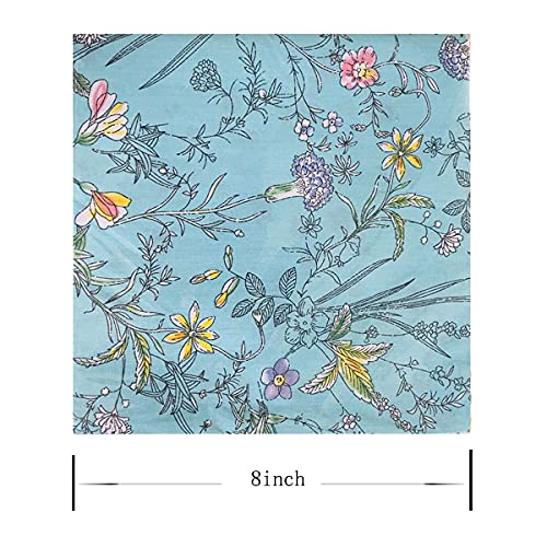 8" x 8" 50 PCS 100% Cotton Fabric Bundles for Quilting Sewing DIY & Quilt Beginners, Quilting Supplies Fabric Squares