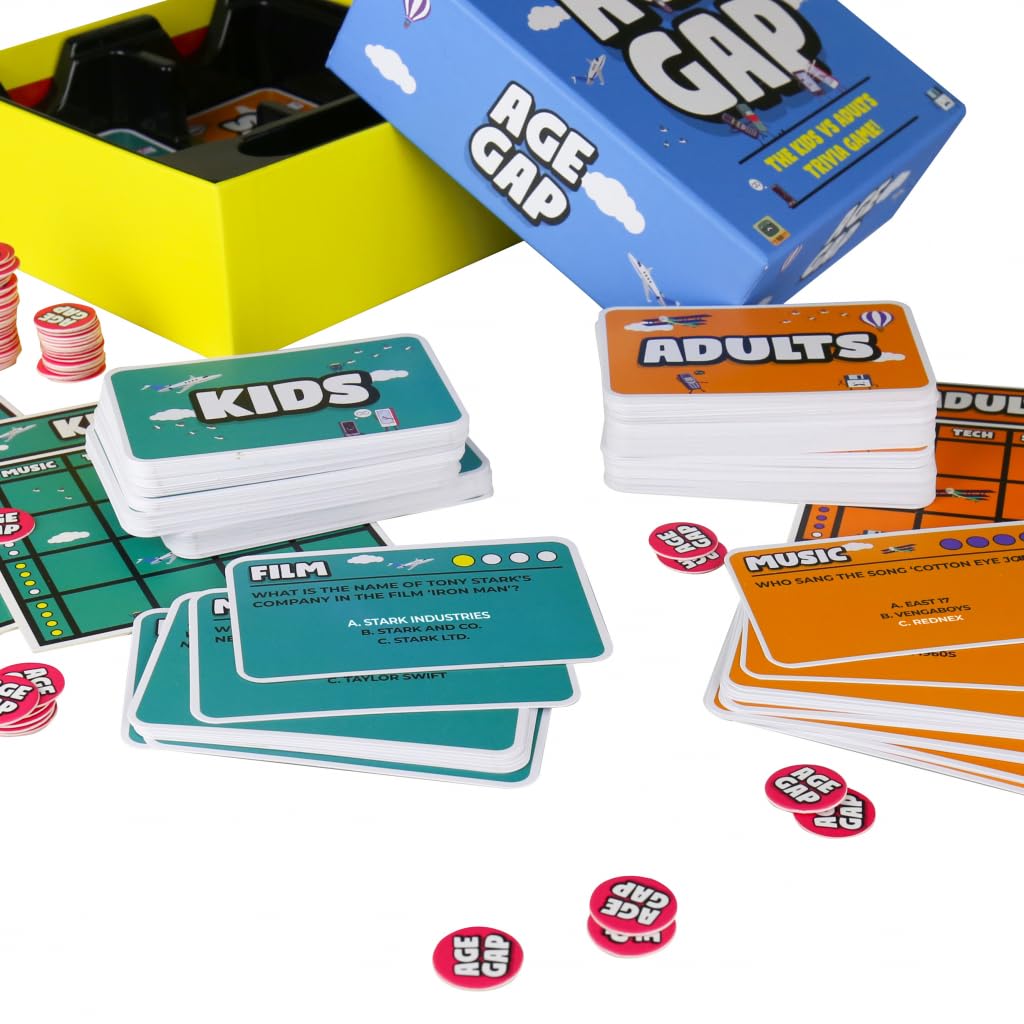 Age Gap - The Kids vs Adults Trivia Game