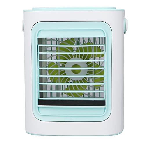 Air Cooler, Lightweight Portable Evaporative Air Cooler, Rechargeable Removable Air Conditioners with 3 Gear Speed Adjustable for Bedroom, Office, Car, Camping, Desk, Living Room