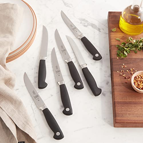 Mercer Cutlery Genesis Steak Knife Set | Plain Edge, High Carbon, 5-Inch