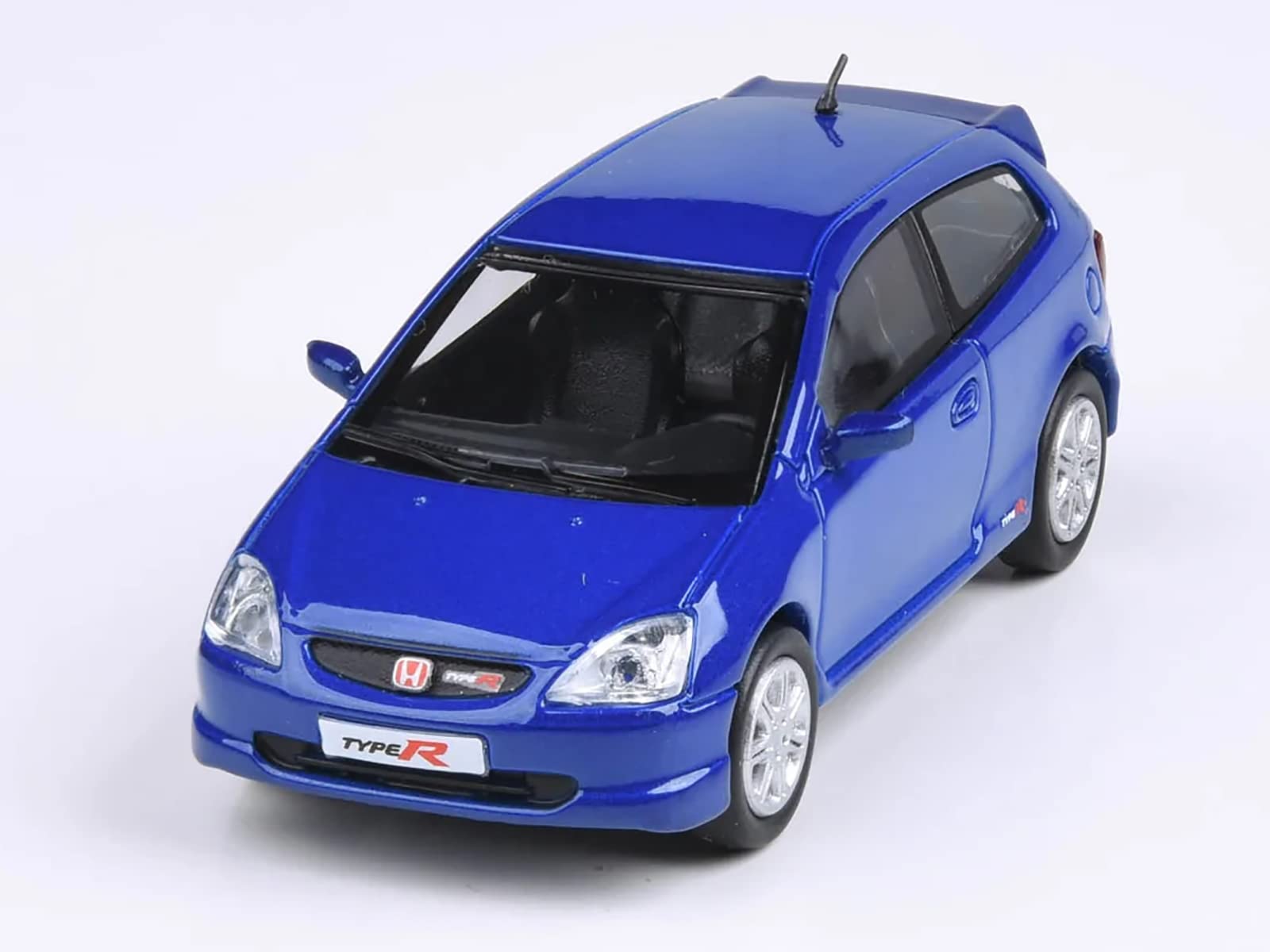2001 Civic Type R EP3 Vivid Blue Pearl Metallic 1/64 Diecast Model Car by Paragon Models PA-55346
