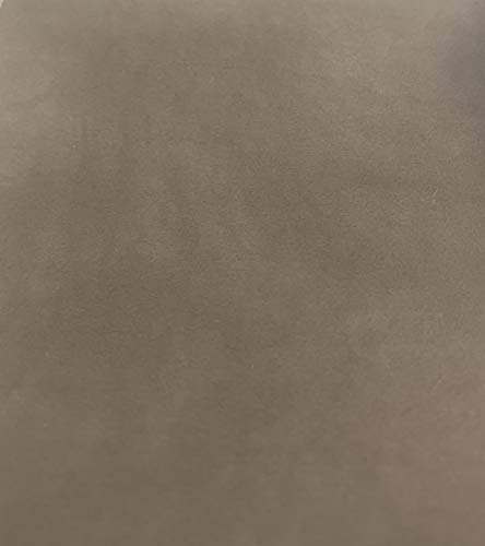 FABRICS FOREVER- Dark Brown Suede Feel Faux Leather Upholstery Fabric by The Yard | 1 Yard 36 x 54 ‘’ Wide | Suede Feel Faux Leather Sheets for DIY Projects, Upholstery Crafts, Bow Making