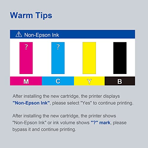 822XL Ink Cartridges Remanufactured Replacement for Epson 822XL 822 XL 822 T822XL Use for Workforce Pro WF-4820 WF-3820 WF-4830 WF-4833 WF-4834 Printer Ink (Black, Cyan, Magenta, Yellow,4 Pack)