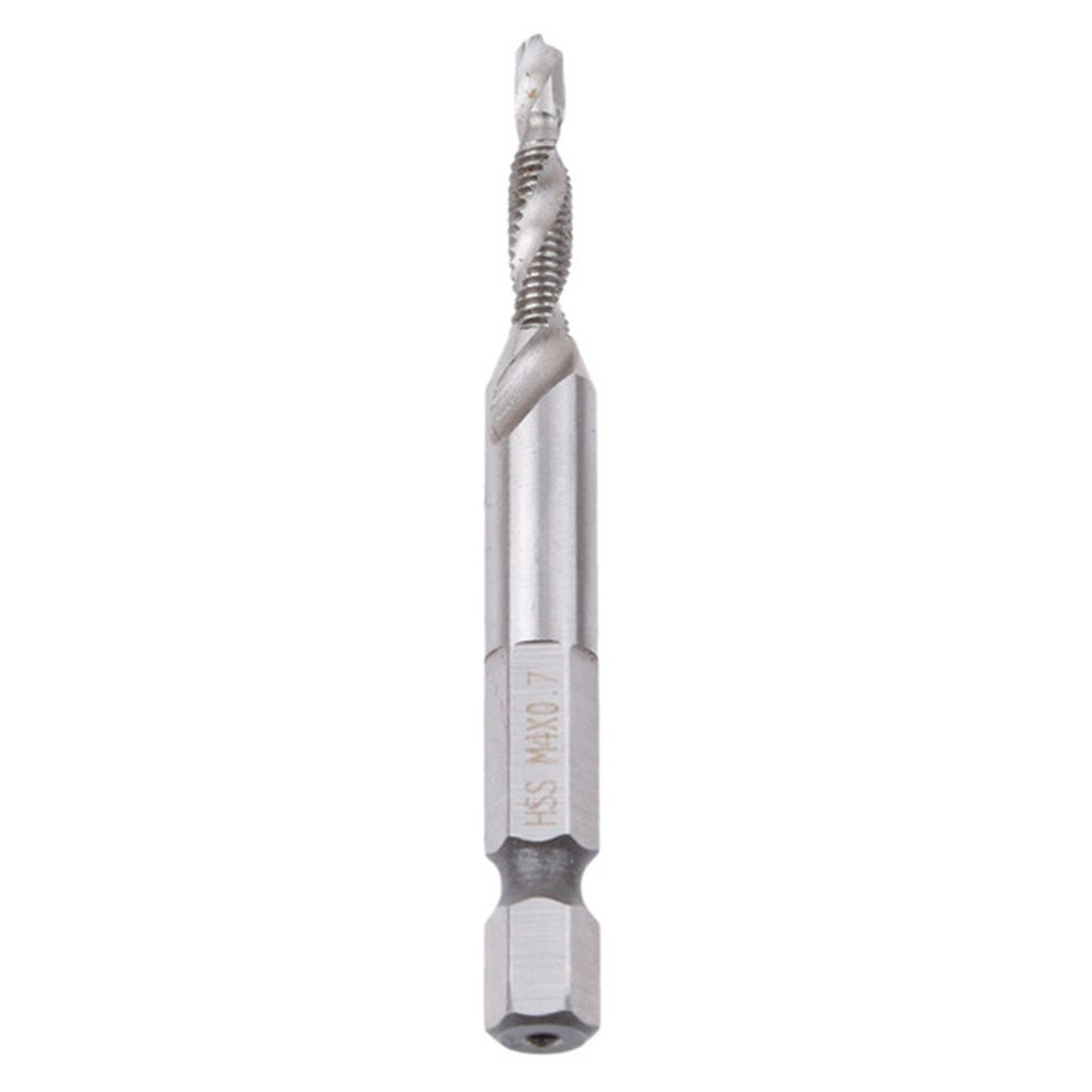 CH 6pcs/set HSS High Speed Steel Thread Spiral Screw Metric Composite Tap Drill Bit Tap