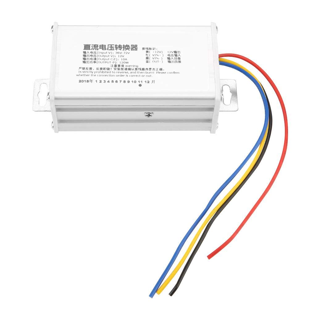 DC Converter, Step-Down Power Supply Module 36V-72V to 12V 10A 120W for 12V Electronic Devices