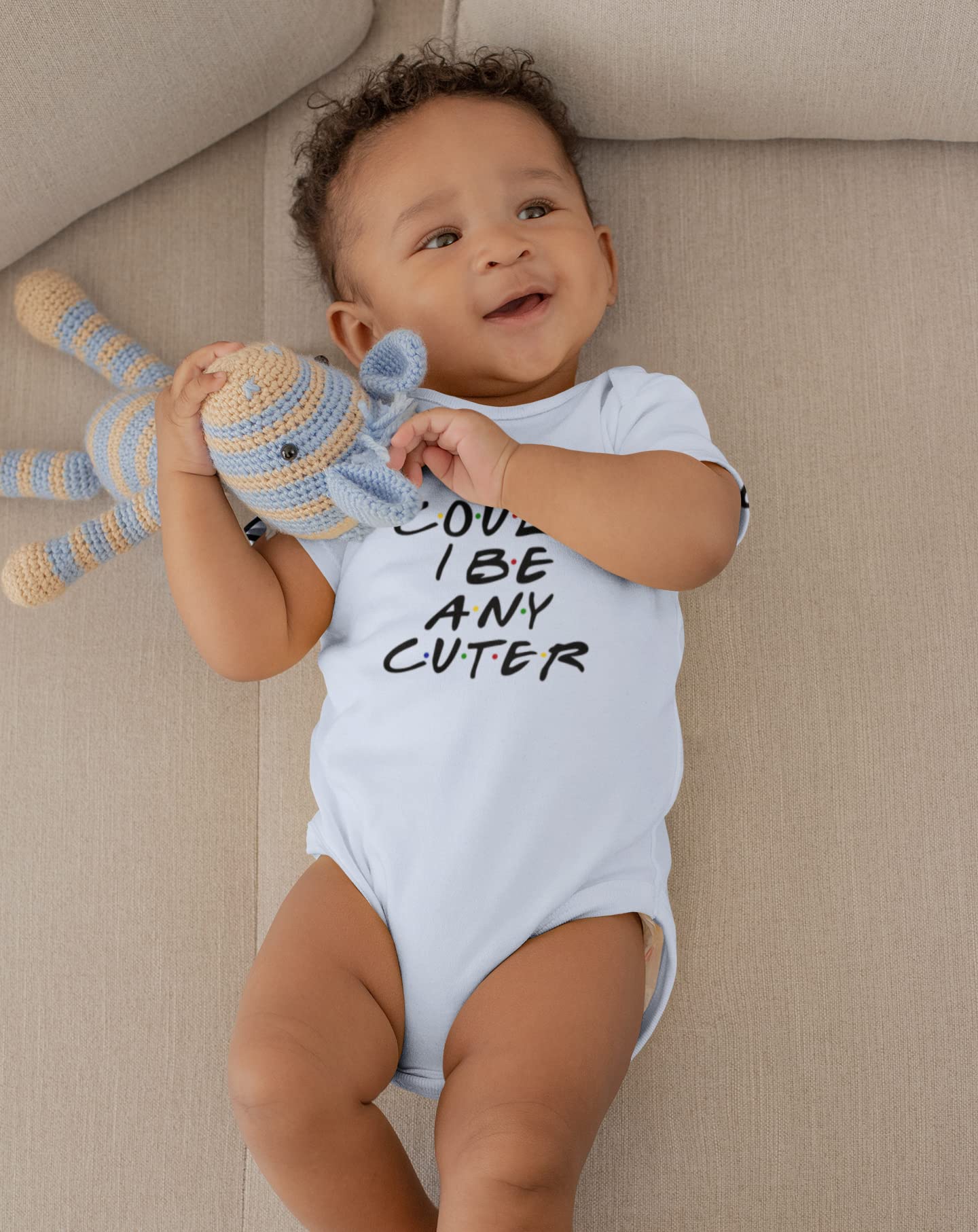 Could I Be Any Cuter Infant Bodysuit Funny 90s Show Baby Girl Boy Cloth Outfit Pink 6M