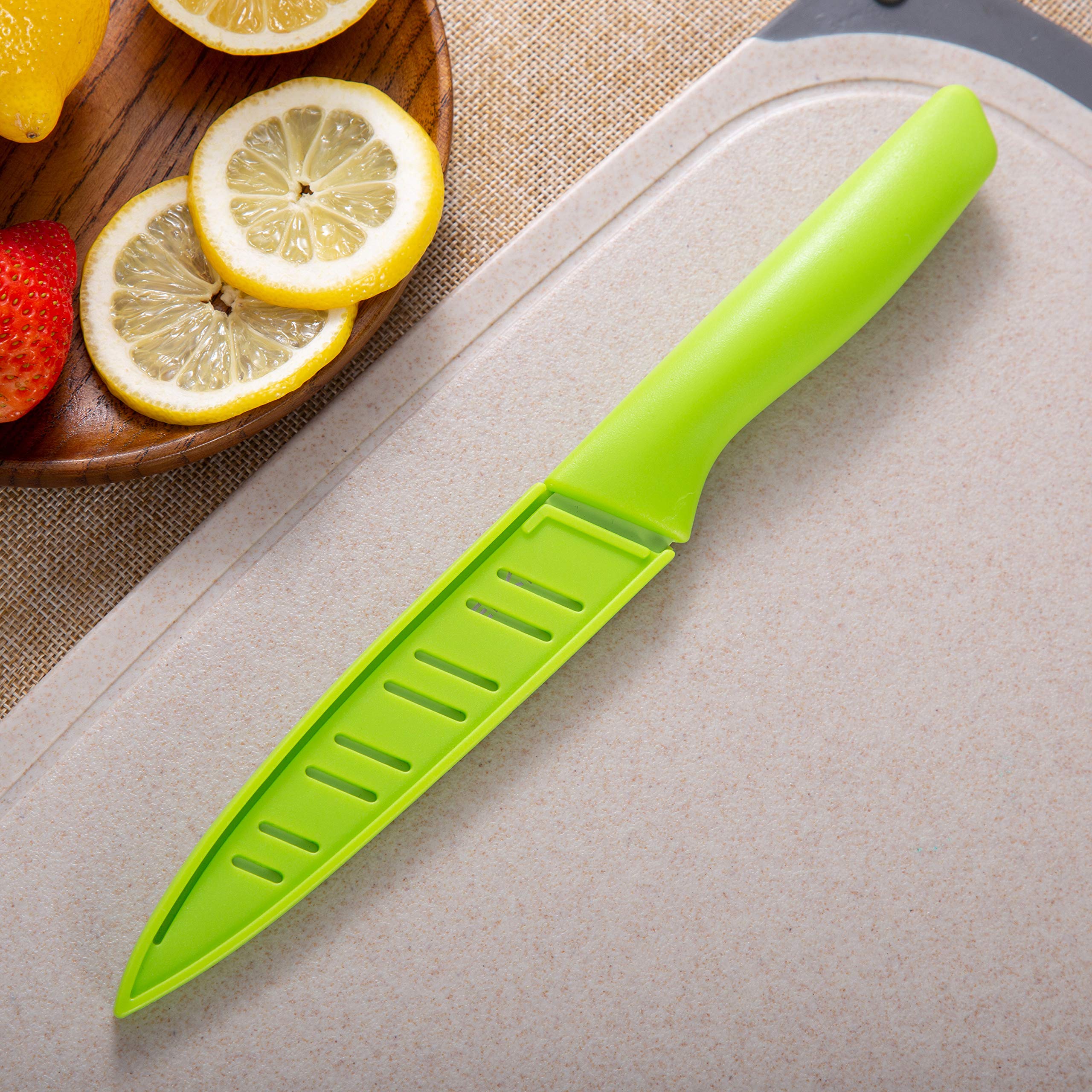 Perkin Utility Knife Kitchen Knife Cooking Knife Stainless Steel Sheath Knife Ergonomic Handle