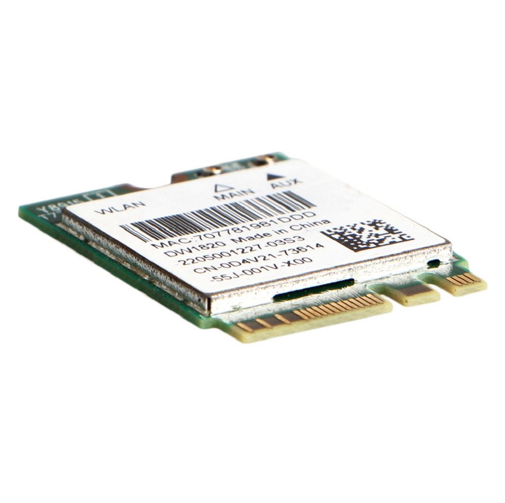 Andiny DELL DW1820 WLAN WiFi Wireless 802.11AC NGFF Mini WLAN WiFi Card QCNFA344A D4V21