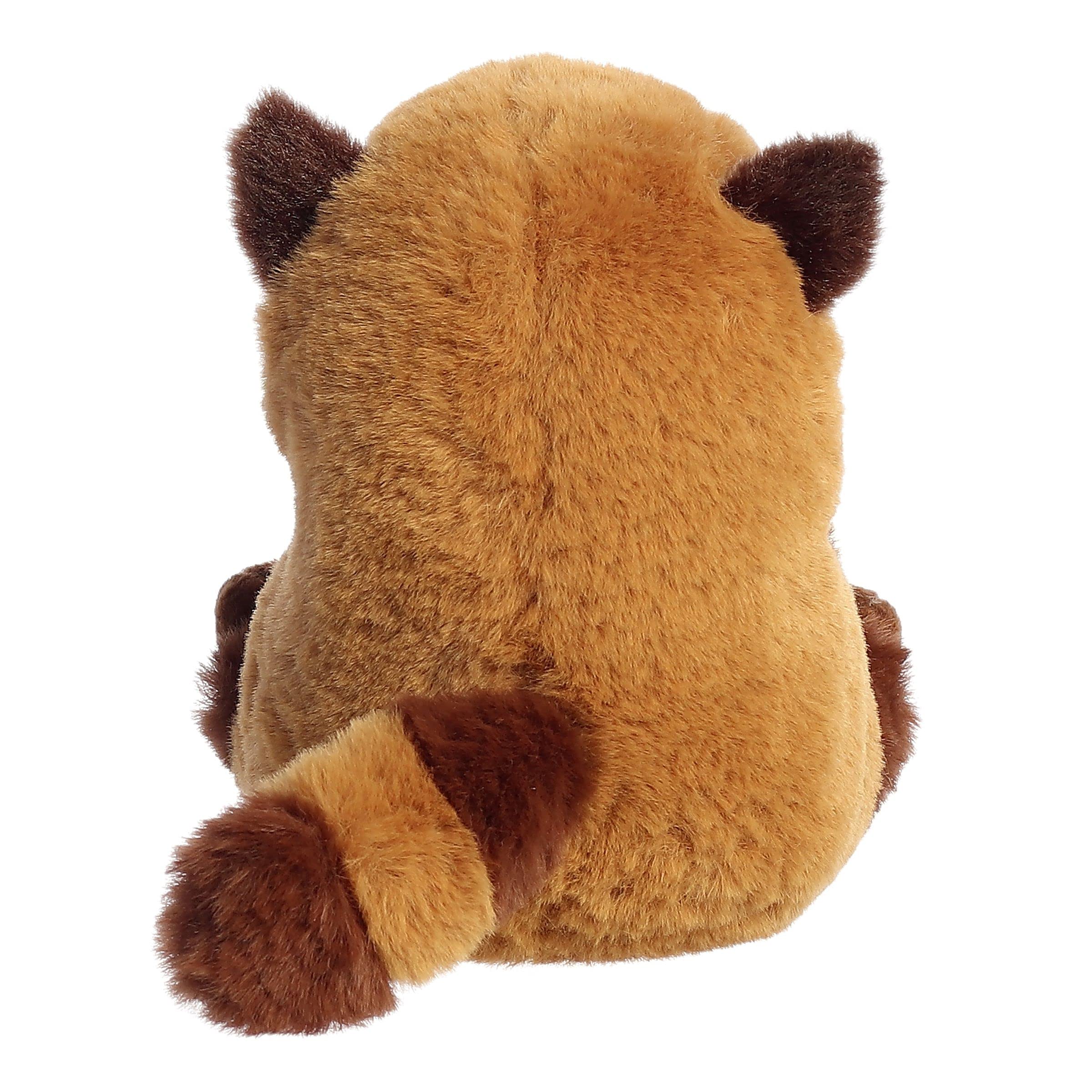 Aurora® Round Rolly Pet™ AKI Red Panda™ Stuffed Animal - Adorable Companions - On-The-Go Fun - Brown 5 Inches