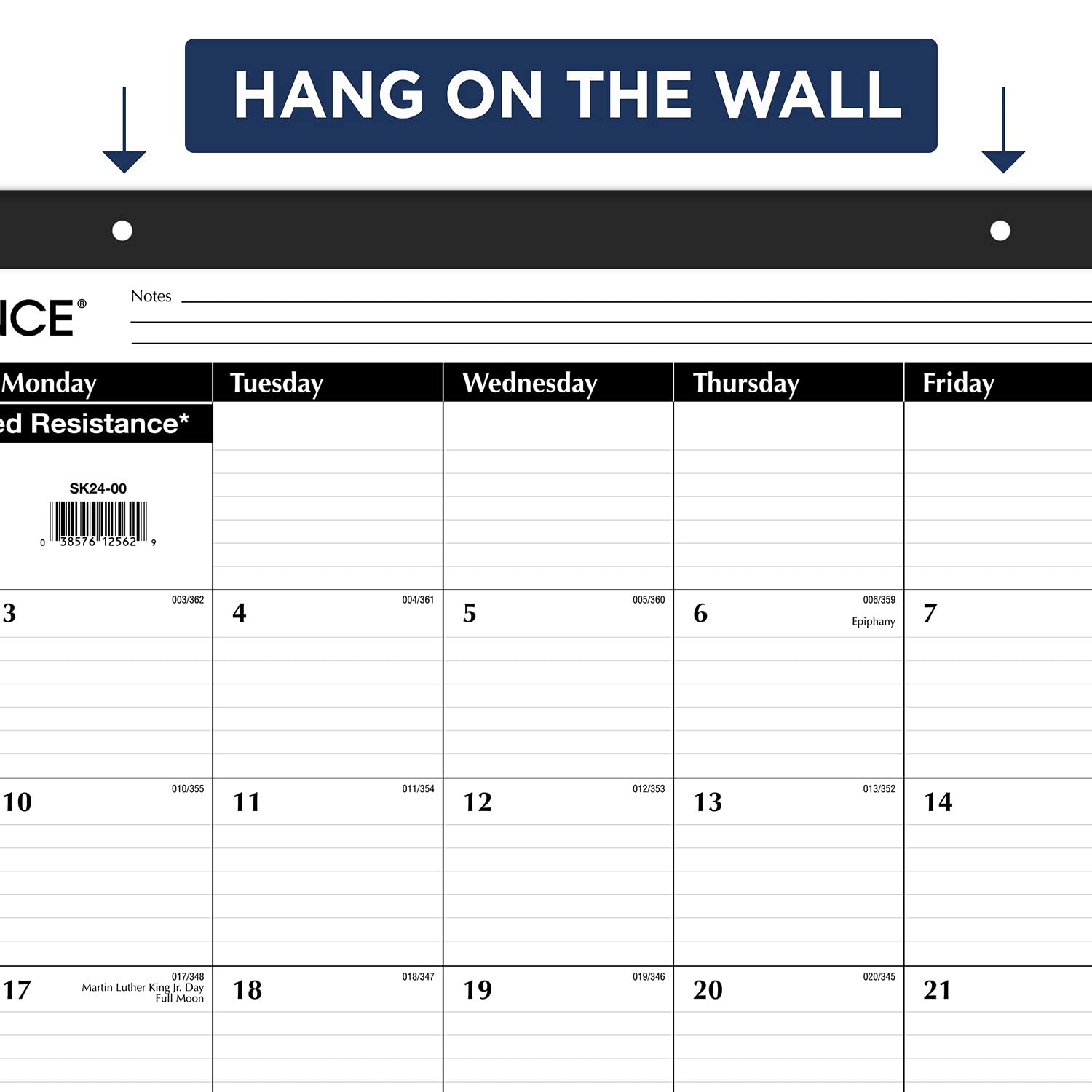 2022 Desk Calendar by AT-A-GLANCE, Monthly Desk Pad, 21-3/4" x 17", Large (SK2400)