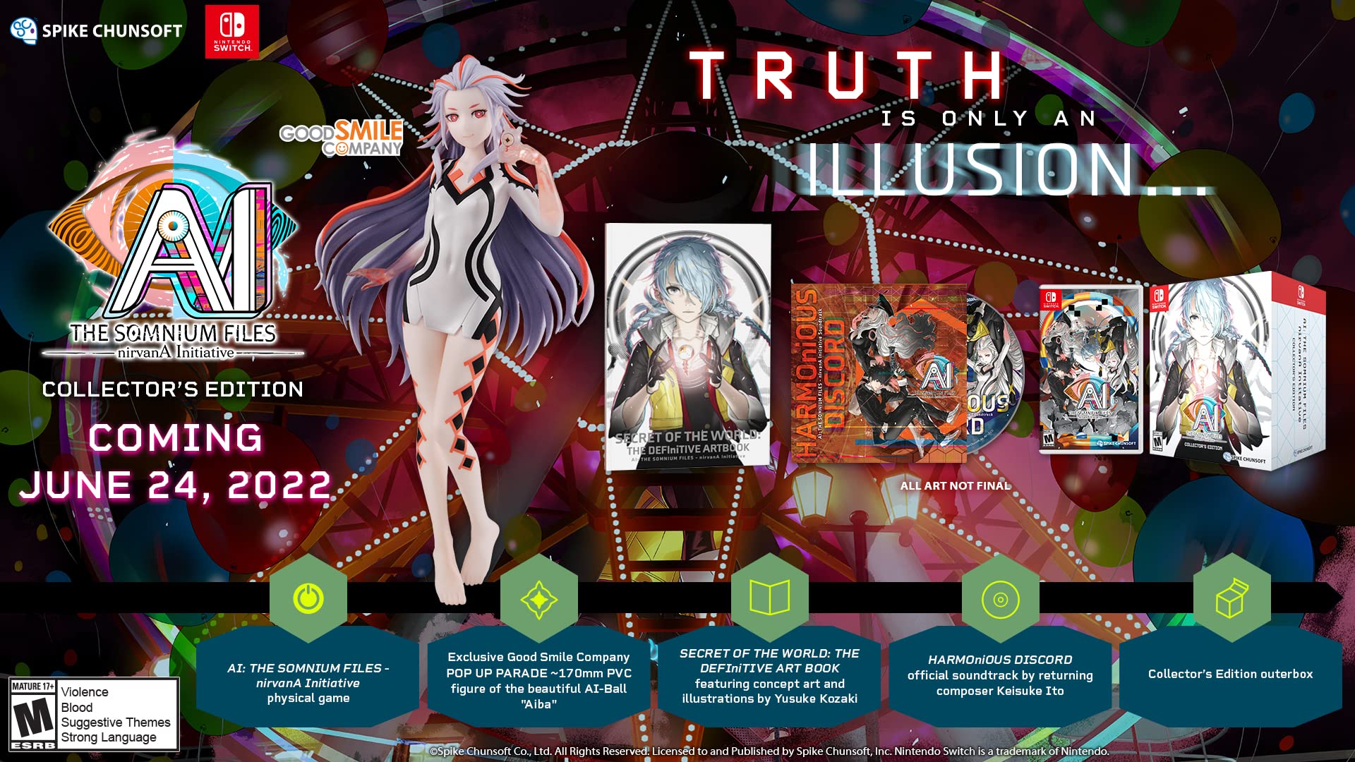 AI: THE SOMNIUM FILES - nirvanA Initiative COLLECTOR'S EDITION for Nintendo Switch