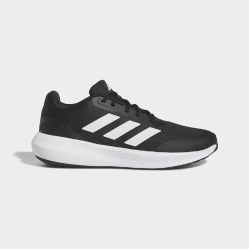 adidas Baby Run Falcon 3.0 Shoe, Black/White/Black, 4 US Unisex Infant