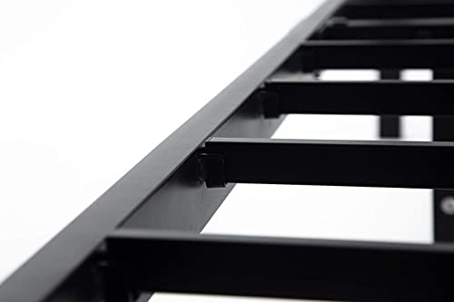 AROMUSTIME 16 Inch Reinfore Metal Platform Bed Frame with Round Legs / 3,800 lbs Heavy Duty Steel Slat Easy Assembly Mattress Foundation/Noise Free/Box Spring Replacement, King