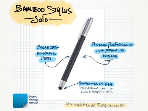Bamboo Solo Stylus for iPad - Black (CS100K) [Old Version]