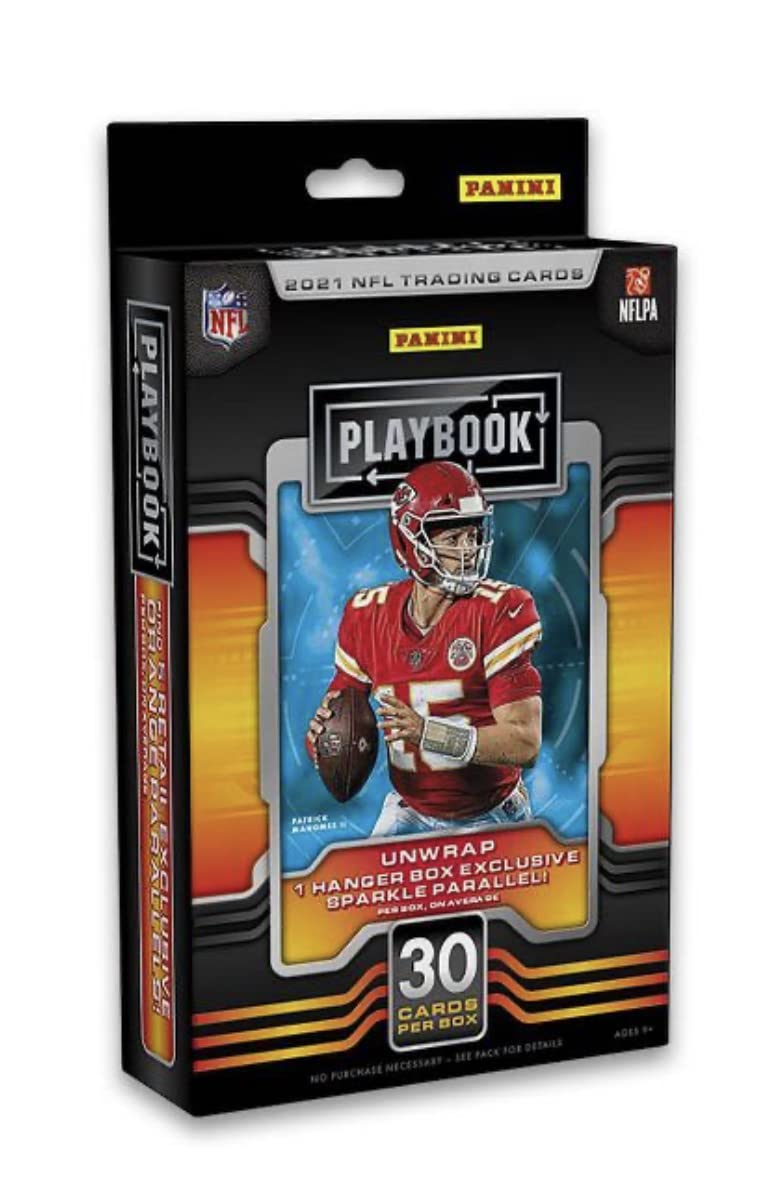 2021 Playbook Football NFL Hanger Box (30 Cards Per Box)