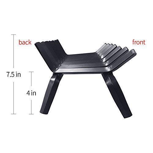 Amagabeli Fireplace Log Grate 24 inch Wide Bundle 30.7in Tall Fireplace Log Rack