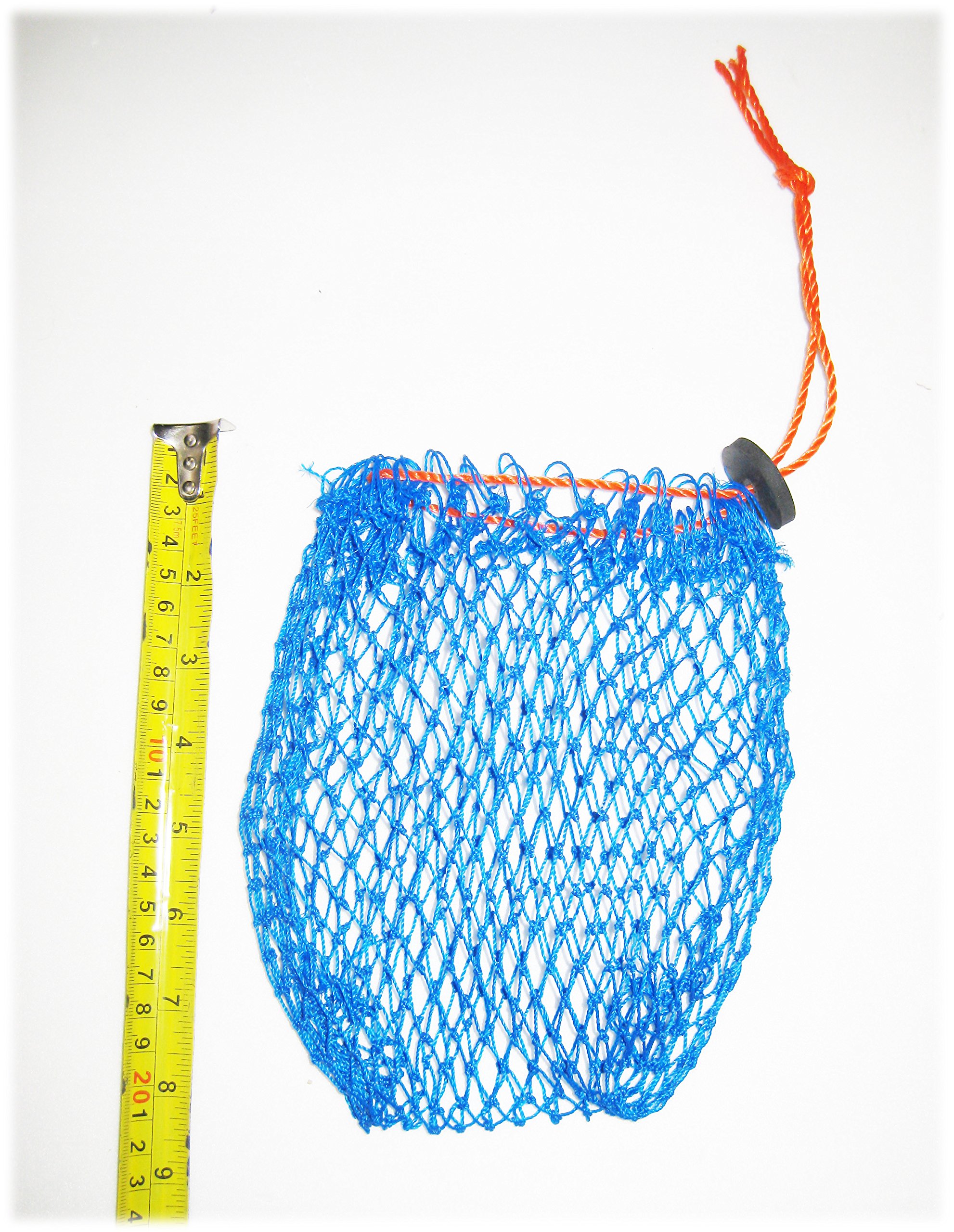2-Pack of KUFA Vinyl Coated Crab Traps & Accessory Kits Including 100' Rope, Caliper, Harness, Bait Bag & Red/White Float (5"x11" Float, 5/16" Non-Lead Sinking Line)