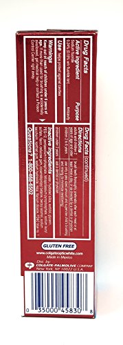 Colgate Optic White Stain Fighter Anticavity Fluoride Toothpaste, Fresh Mint Gel, 4.2 Ounces (Pack of 3)