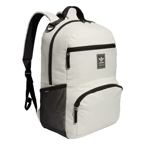 adidas Originals Originals National 2.0 Backpack, Alumina Beige/Black, One Size