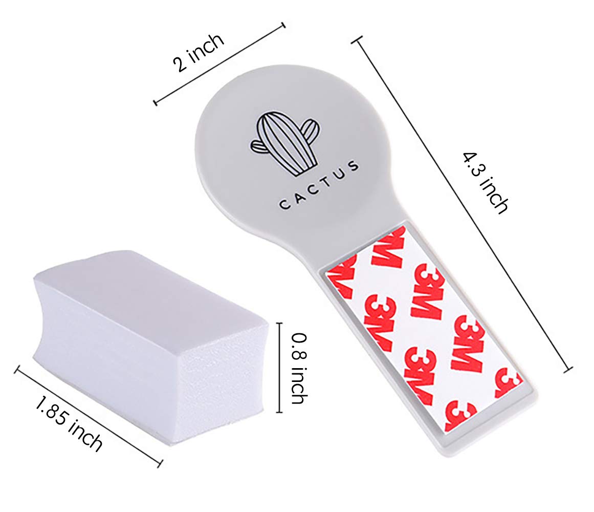 3 Pcs Fashion Pattern Toilet Seat Lifter,Avoid Touching Toilet Seat Handle Seat Cover Lifter,Handle Hygienic Clean, Toilet lid handle,Adhesive,Hygiene(Three-Design) White