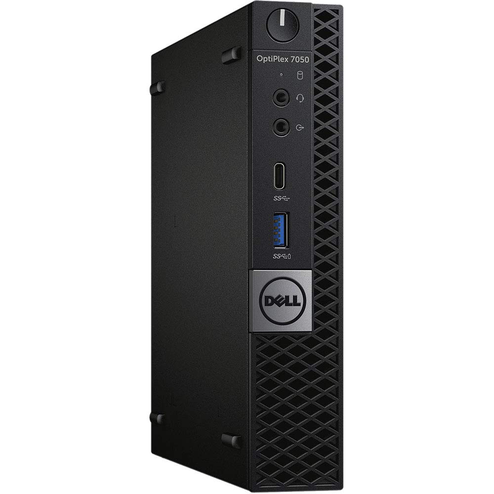 Dell Optiplex 7050 Micro Desktop, Intel i3, 16GB RAM, 256GB SSD, WiFi, Keyboard and Mouse, Windows 10 Pro (Renewed)