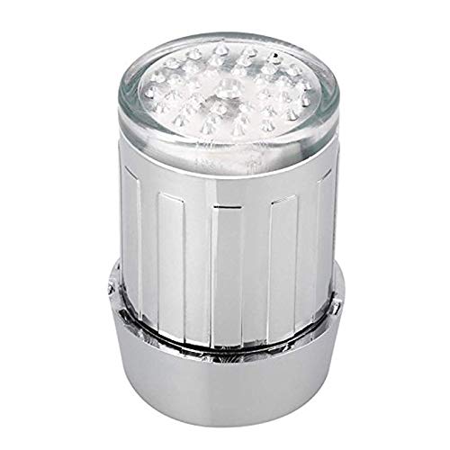 2 Package 3-Color Temperature Sensitive Gradient LED Water Faucet Light Water Stream Color Changing Faucet Tap Sink Faucet for Kitchen and Bathroom