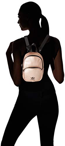 adidas Originals Women's Originals PU Leather Mini Backpack, Rose Gold, One Size