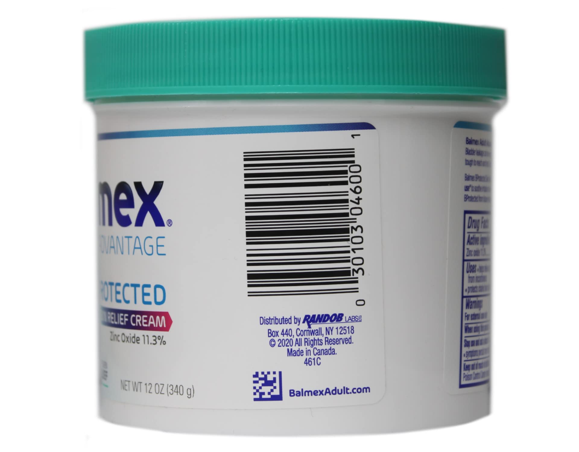 Balmex Adult Care Rash Cream 12 oz (pack of 6)