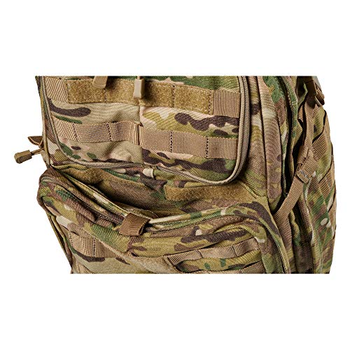 5.11 Tactical Backpack – Rush 24 2.0 – Military Molle Pack, CCW and Laptop Compartment, 37 Liter, Medium, Style 56564, Multicam