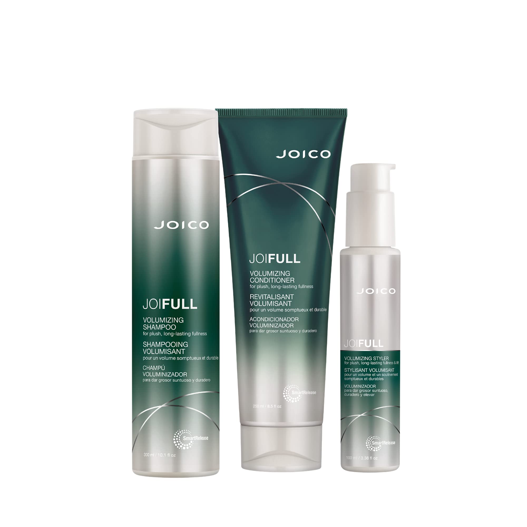 Joico JoiFull Volumizing Complete Regimen | Add Body & Boost Shine | For Fine & Thin Hair