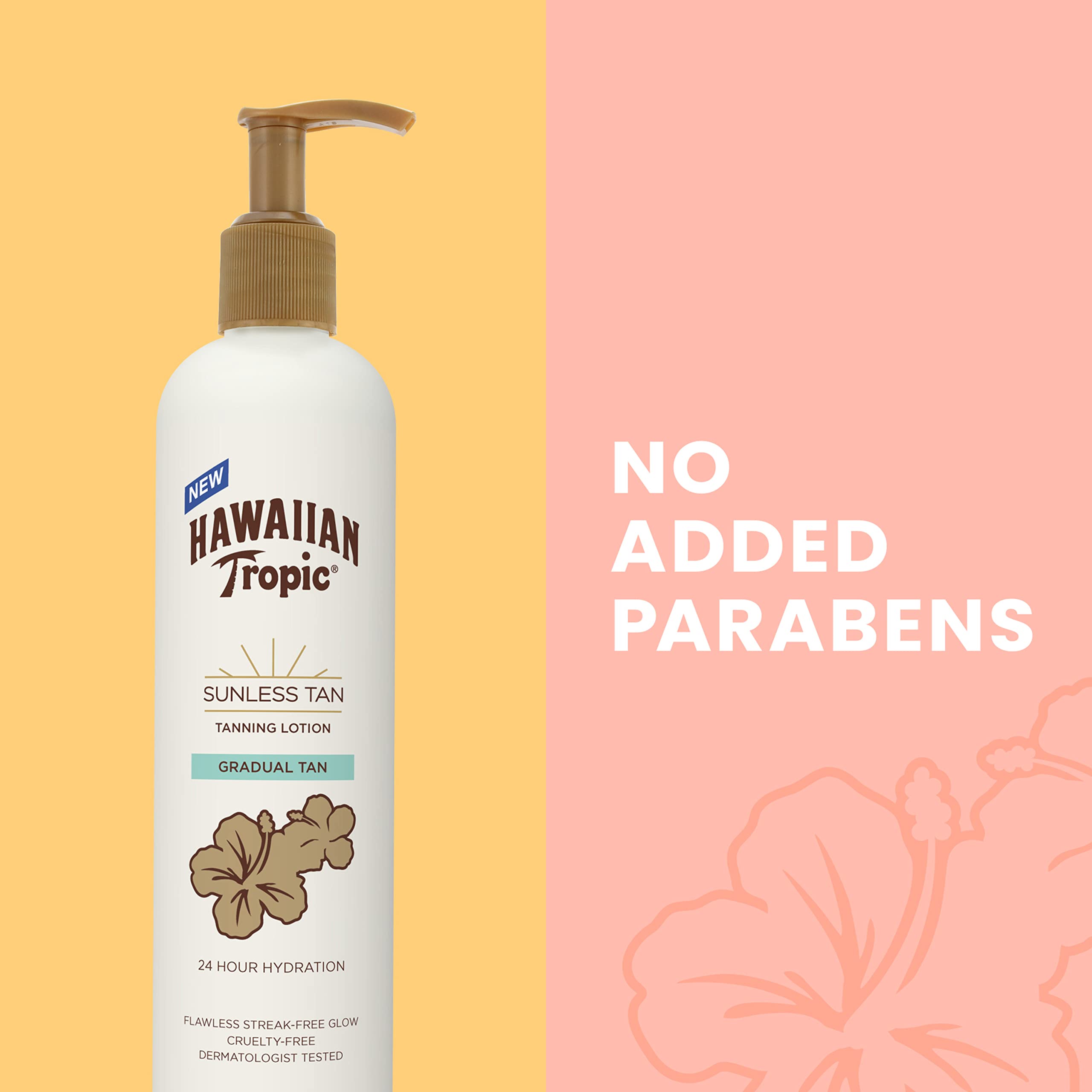 Hawaiian Tropic Sunless Tan Gradual Tanning Lotion, 12.6oz | Gradual Tan Self Tanning Lotion, Sunless Tanner, Hawaiian Tropic Tanning Lotion, 12.6oz