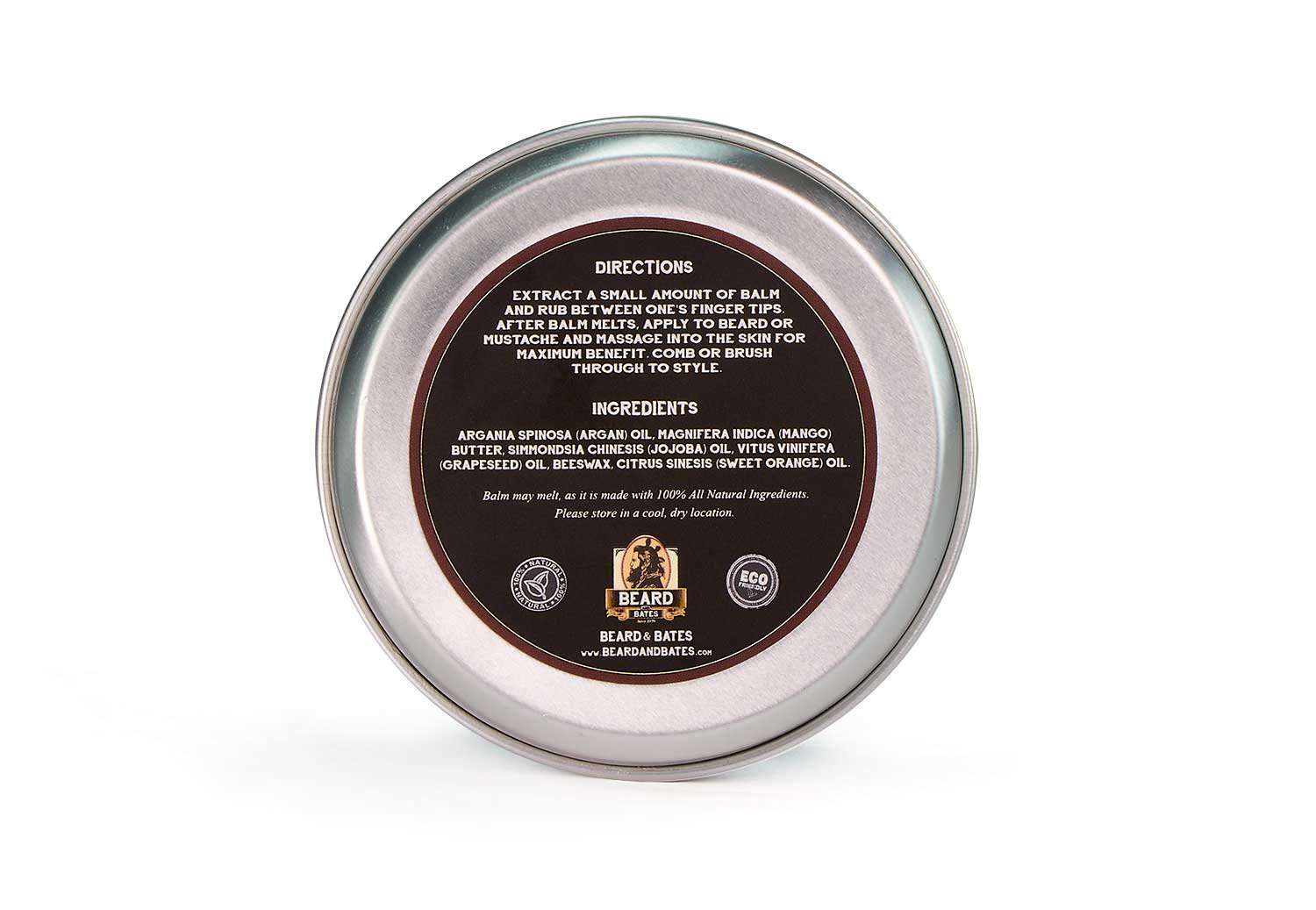 Beard and Bates | The Original Old Fashioned Beard Balm for Growth & Thickness | 19th Century Beeswax Formula, Premium Oils, Boutique, Natural Grooming Conditioner
