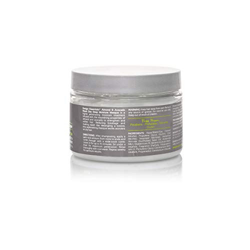 Design Essentials Natural Almond & Avocado Wash Day Deep Moisture Masque, 12 Ounce